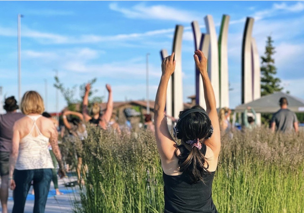 Yoga on The Landing | Shop at GrasslandsShop at Grasslands